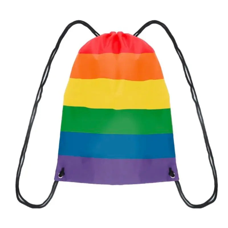 Pride Rainbow Drawstring Bag | Proud Supplies - Gay Pride Shop