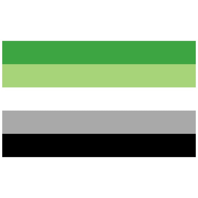 Aromantic Pride Flag (5ft x 3ft) | Proud Supplies
