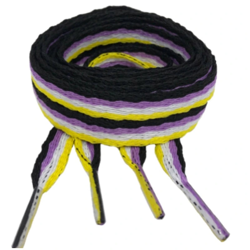 Woven Non-Binary Flag Laces | Proud Supplies - Gay Pride Shop