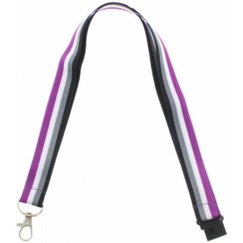 Asexual Pride Flag Lanyard | Proud Supplies - LGBTQ+ Pride Store